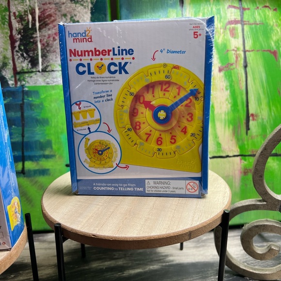 Hand2Mind | Other | Number Line Clock For Kids | Poshmark